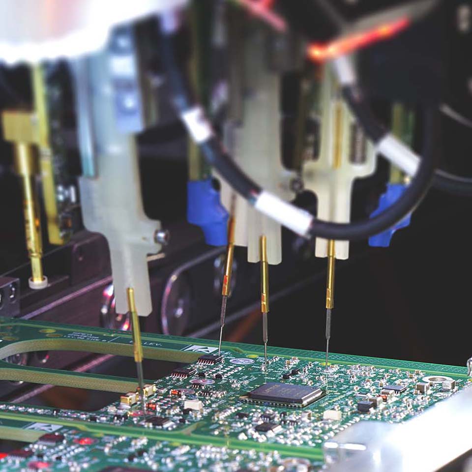 Flying Probe Test for electronic boards PCB - Automatic Flying Probe ...